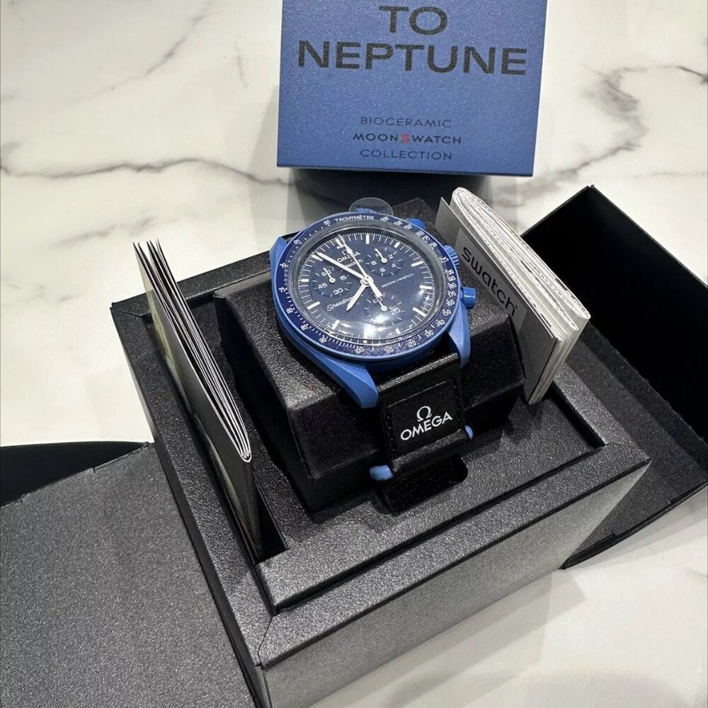 Swatch X Omega Misson To Neptune Bioceramic Moonswatc… - Gem